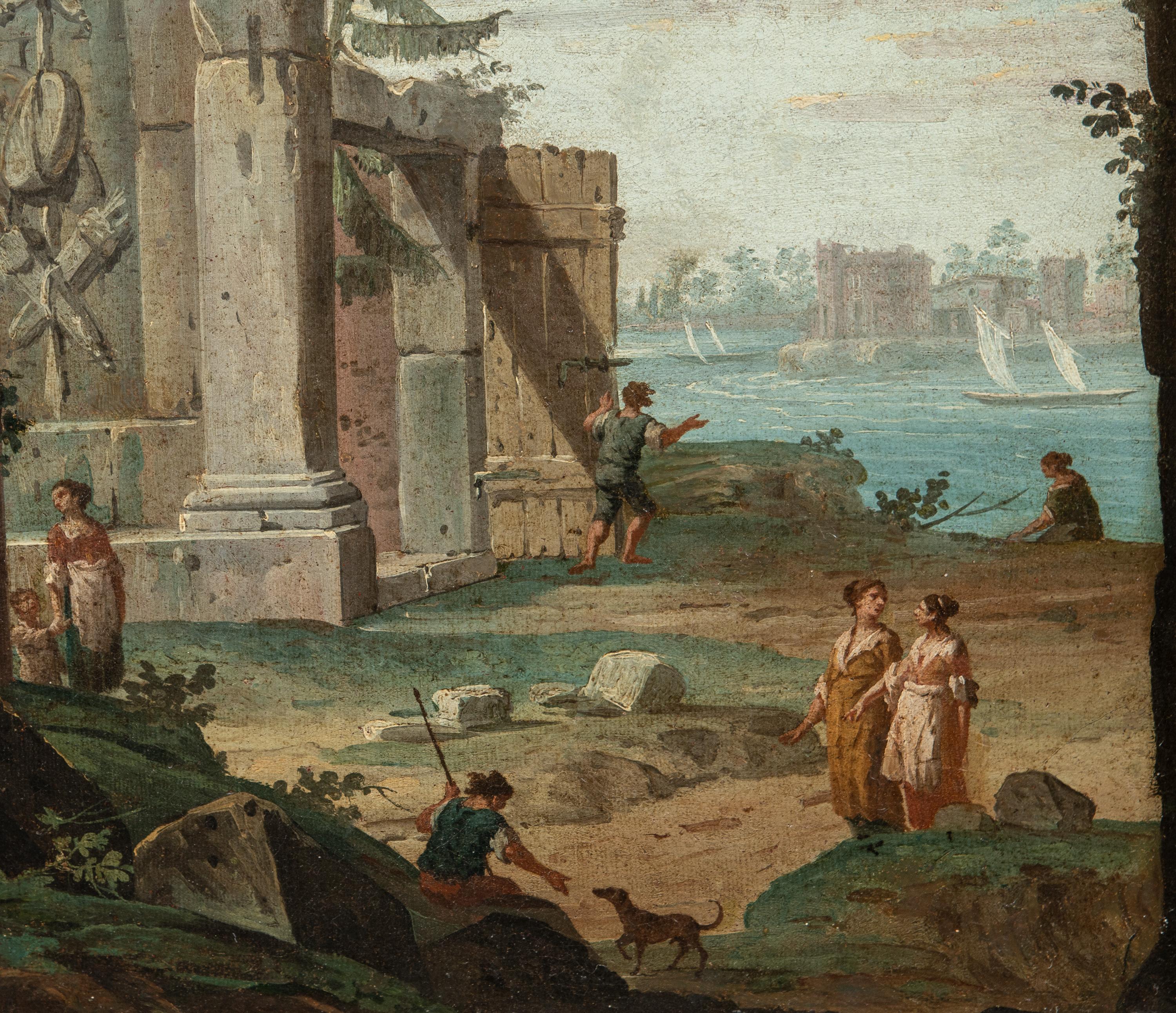 Antonio Joli (Naples Master) - Late 18th century Architectural view ...