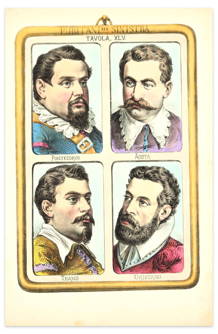 Antonio Manganaro - Puritans of the Left - Lithograph by A. Maganaro ...