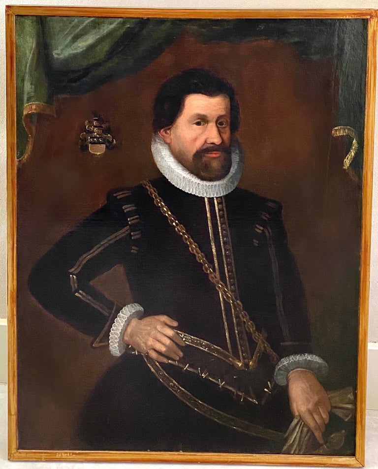 17th century Italian portrait of a man - Old Master Armoury Ruff collar ...