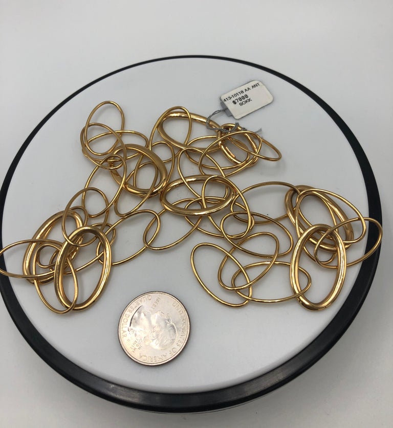 Antonio Papini Yellow Gold Link Chain Necklace at 1stDibs | antonio ...