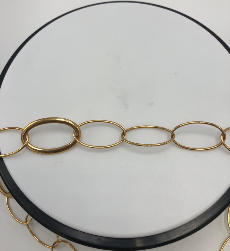 Antonio Papini Yellow Gold Link Chain Necklace at 1stDibs | antonio ...