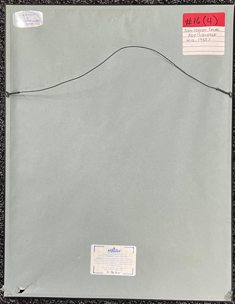 Antonio Petruccelli - Original Painting. New Yorker Mag Cover Proposal ...