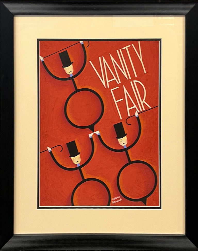 Antonio Petruccelli - Original Painting. Vanity Fair Illustration ...