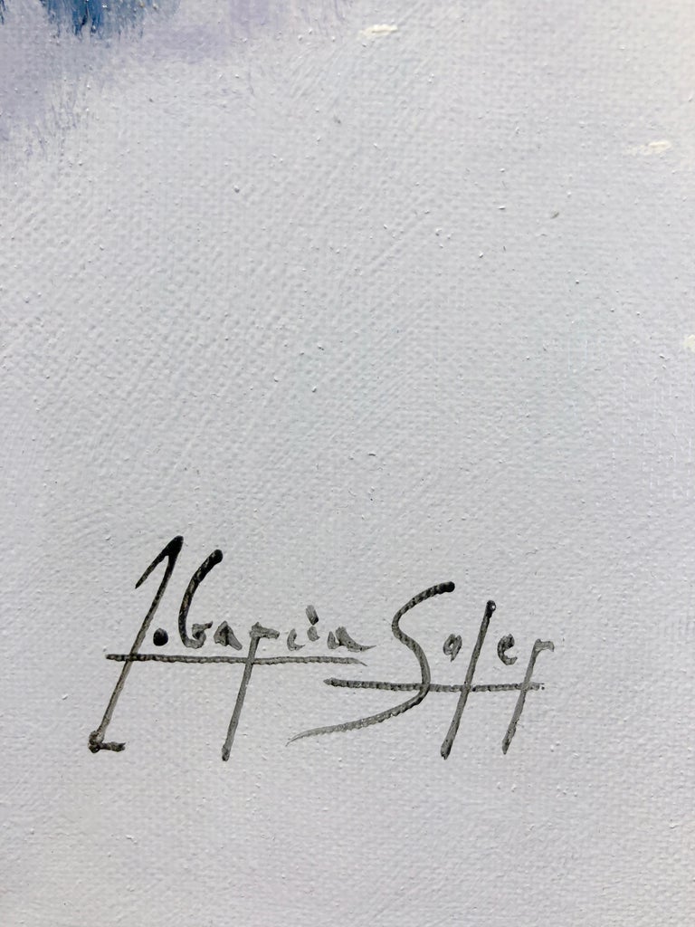 Antonio Soler - Antonio Soler, "Alpine Run", Textured Winter Snow Slope ...