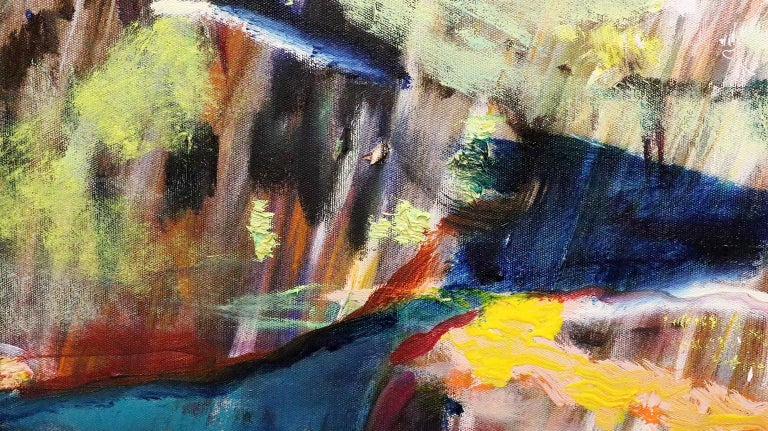 Antonio Ugarte - Two Water Lilies 38 X 60 For Sale at 1stDibs