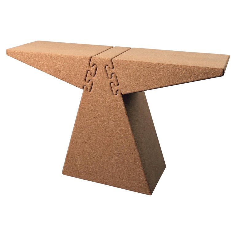 Anvil Console Table, Cork For Sale at 1stDibs