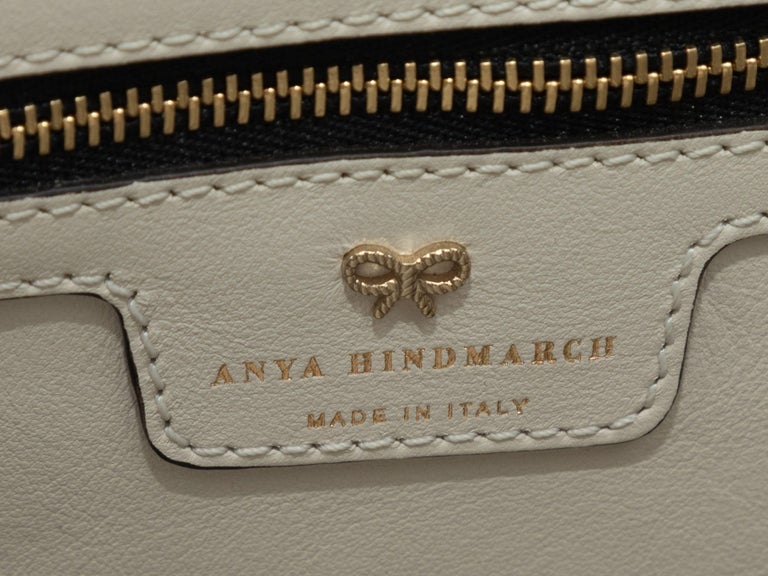 Anya Hindmarch White and Multicolor Featherweight Allover Sticker Print ...