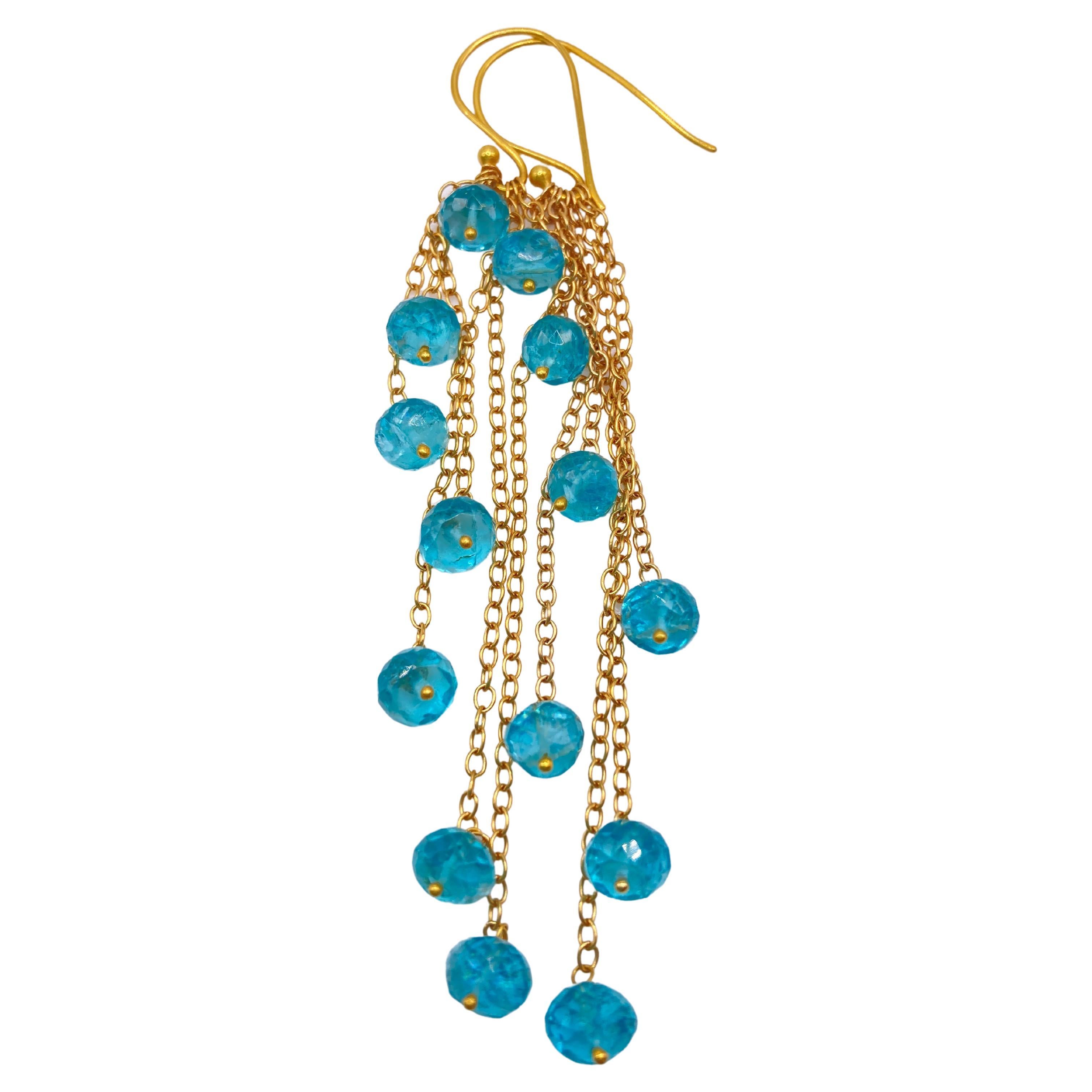 Colombian Emerald Cascade Earrings For Sale at 1stDibs