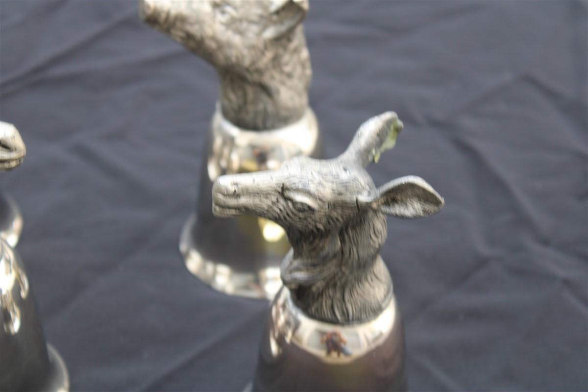 Aperitif Glasses Chromed Metal Sculptures Animals Gucci Production ...