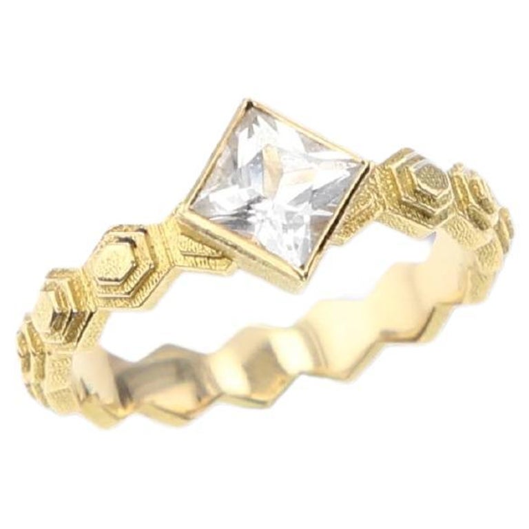 Apis Ring with White Beryl For Sale at 1stDibs