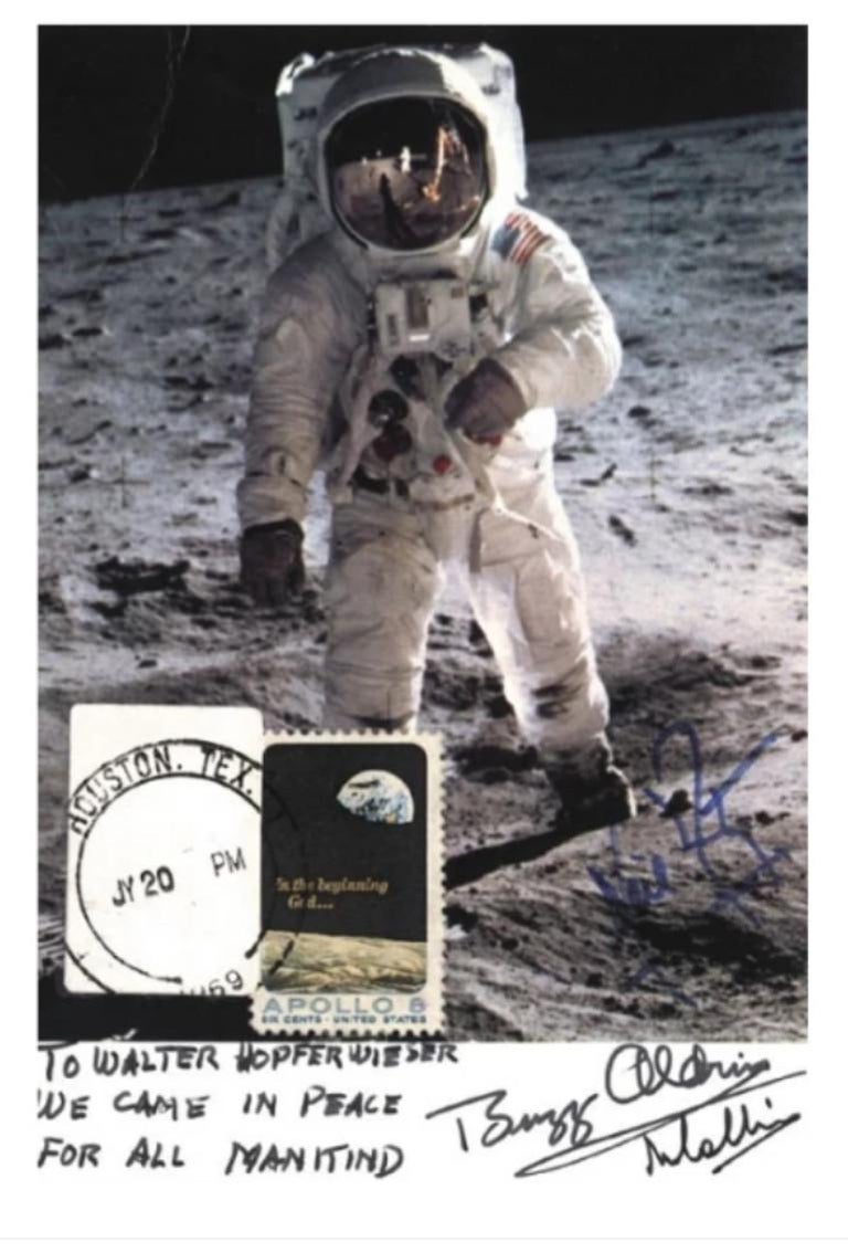 Apollo 11 Signed Photo For Sale at 1stDibs