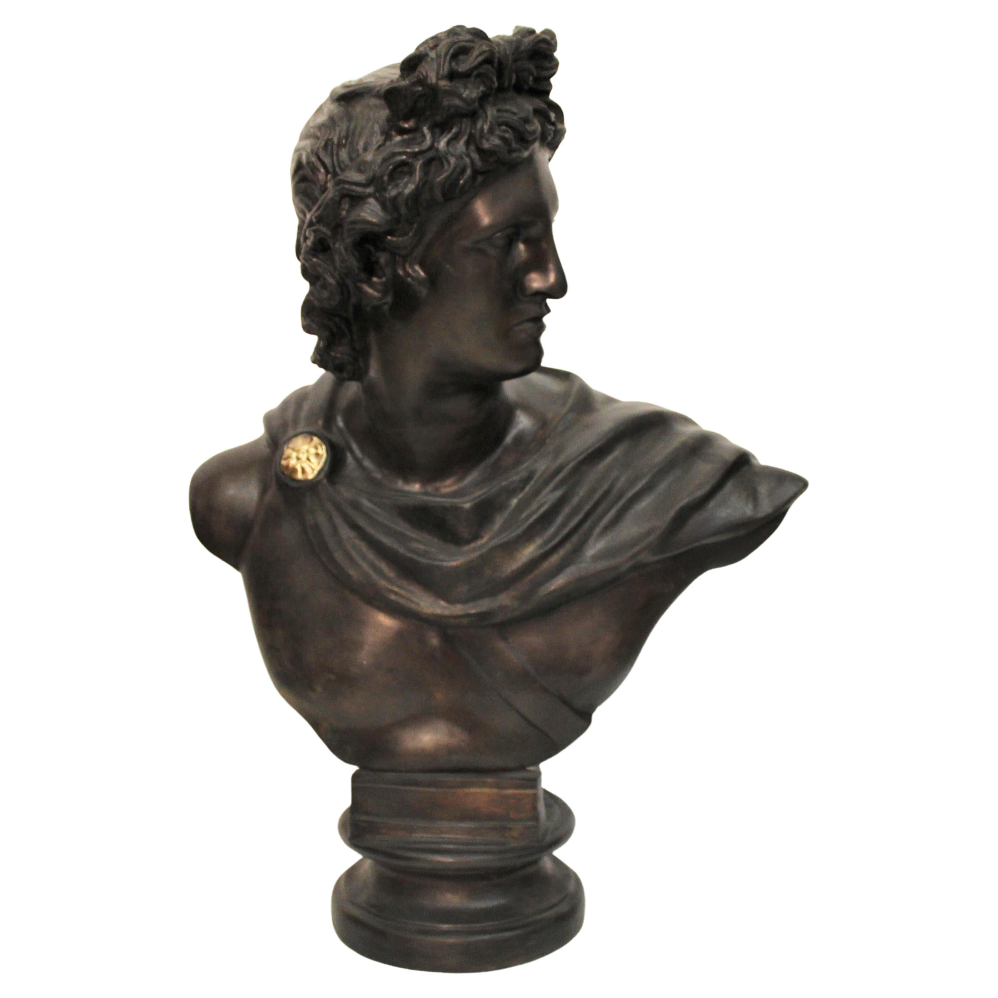 Italian Marble Sculpture of Apollo For Sale at 1stDibs