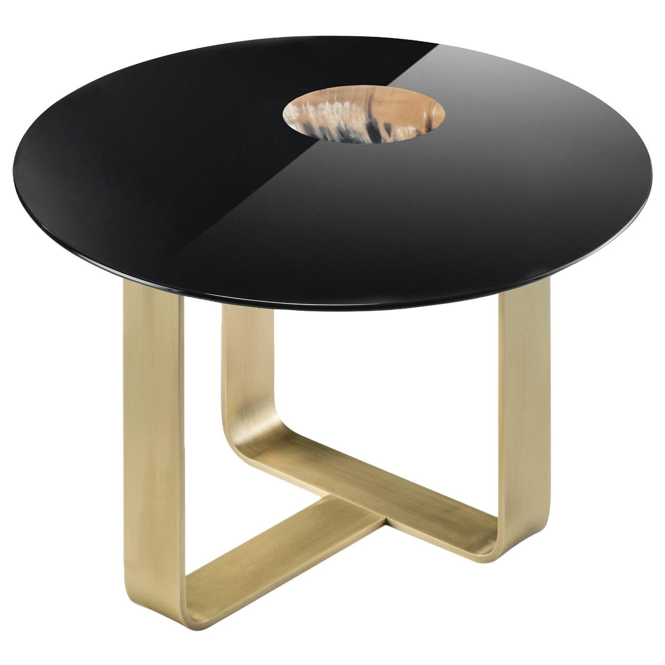 Apollo Side Table in Bronzed Metal For Sale at 1stDibs