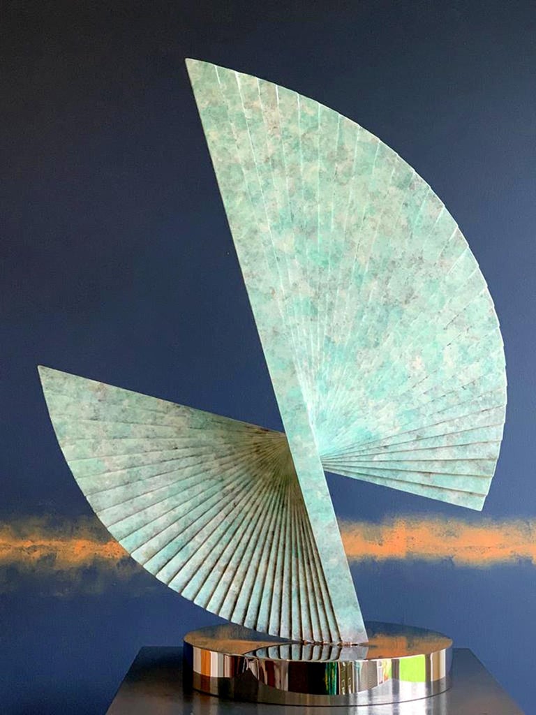 'Apollo' Table Sculpture in Bronze by Thomas Joynes For Sale at 1stDibs