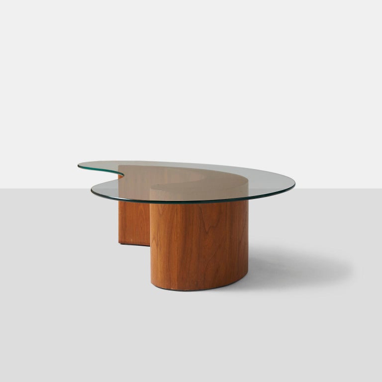 Apostrophe Shape Coffee Table Attributed to Vladimir Kagan at 1stDibs