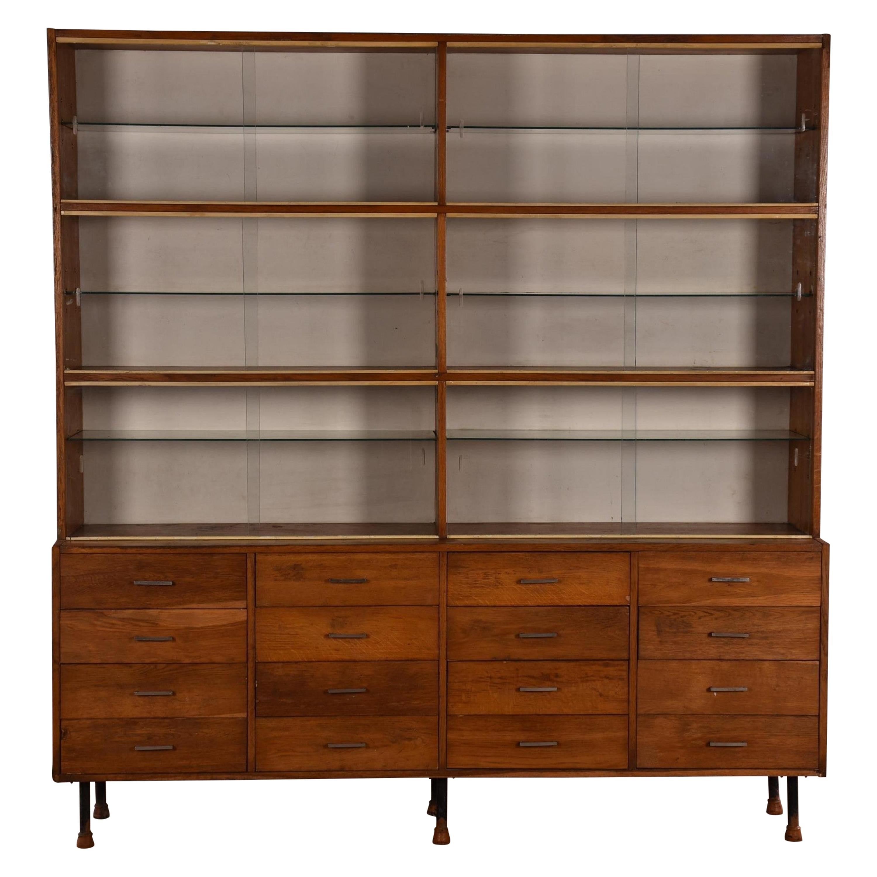 Apothecary Haberdashery Display Cabinet circa 1930s Number 11 at 1stDibs