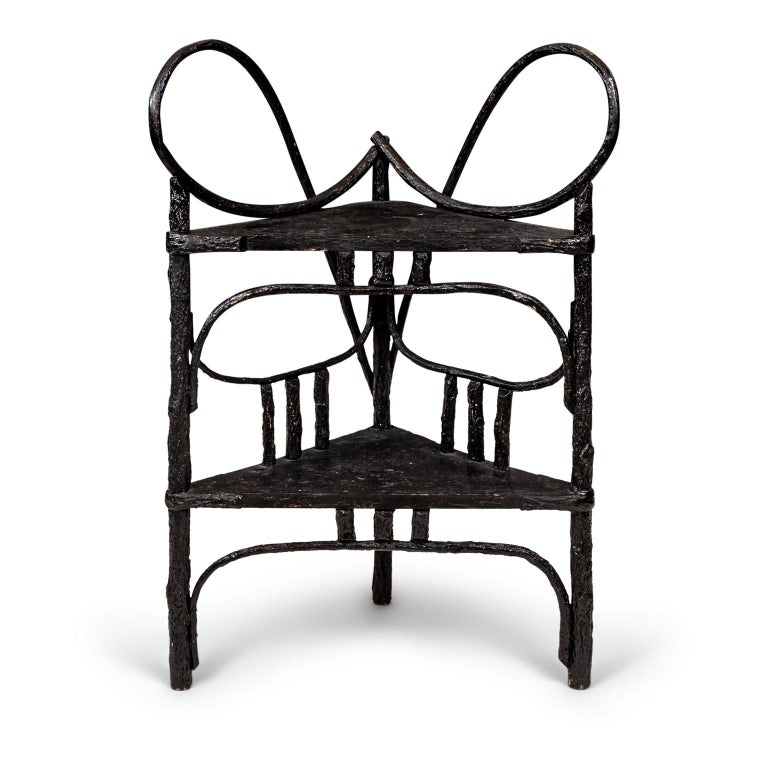 Appalachian Willow and Root Wood Corner Table at 1stDibs | appalachian ...