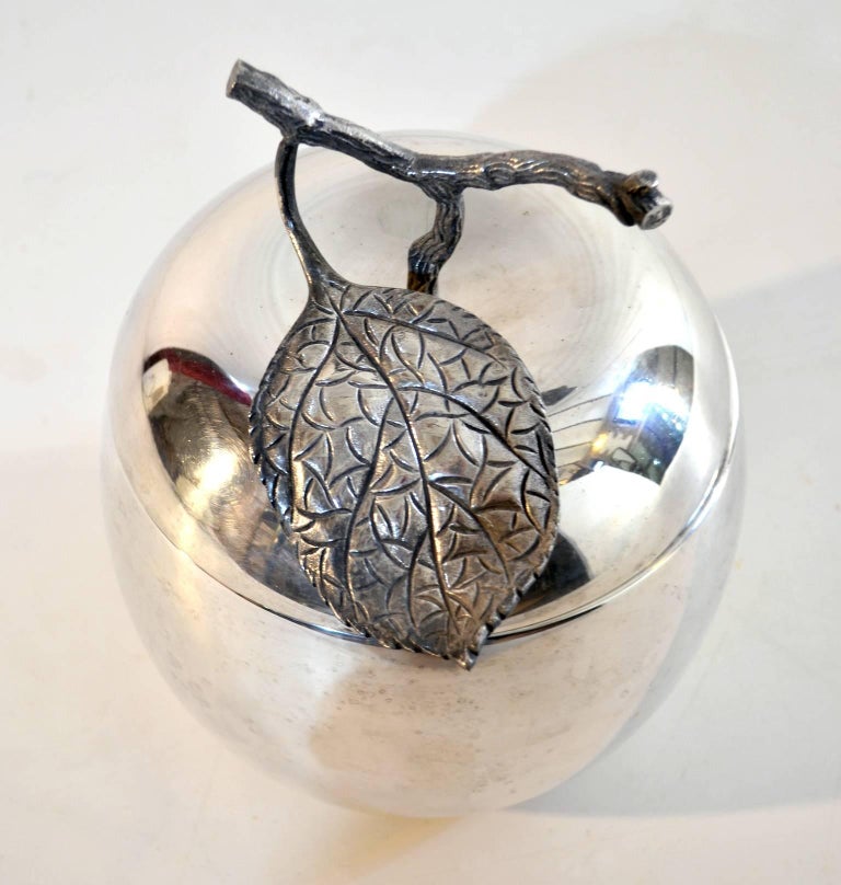 Apple Shaped Ice Bucket by Teghini Firenze at 1stDibs