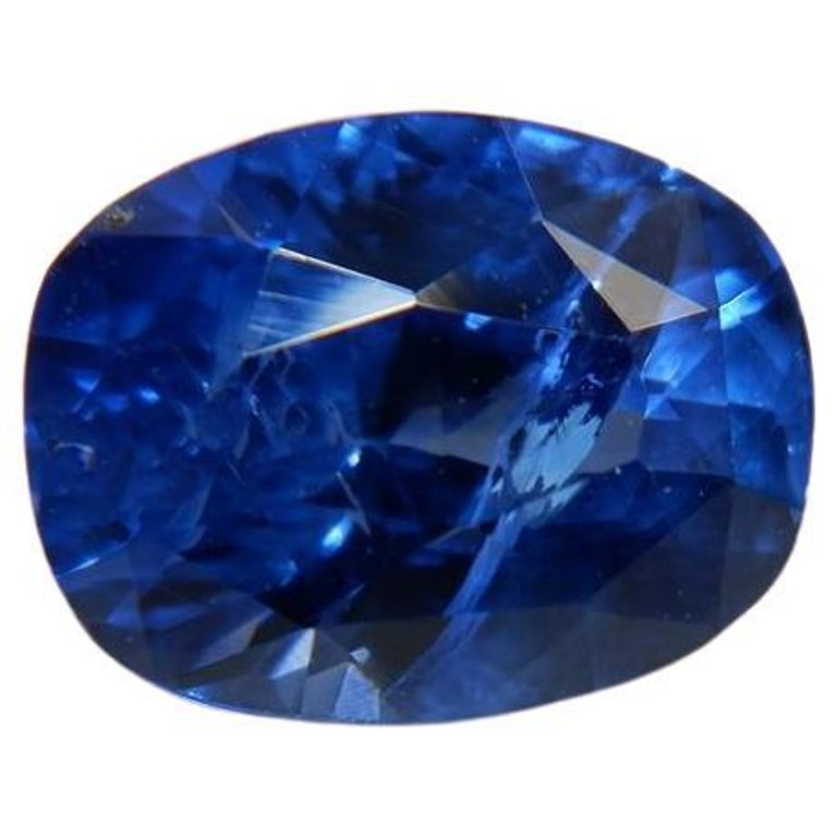 2.08 ct Appraised Premium: Cornflower Blue Sapphire For Sale at 1stDibs