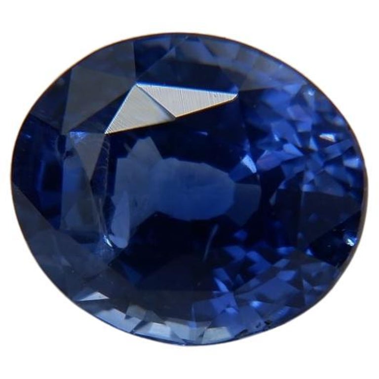 3.65 ct Appraised Premium, Neon Cornflower Blue Sapphire For Sale at ...