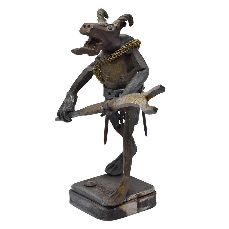 "Apprentice Troll" Sculpture by Bay Area Blacksmith William Roan For ...