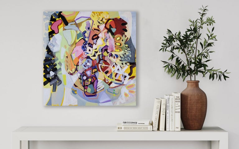 April Hammock - "Bountiful Jaunt," Abstract Oil Painting For Sale at ...