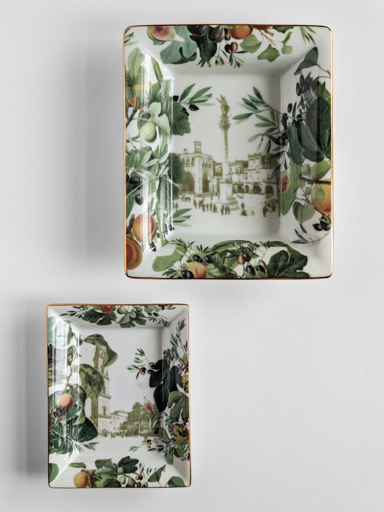 Apulia, Contemporary Porcelain Pocket Emptier, Two Sizes, by Vito Nesta ...