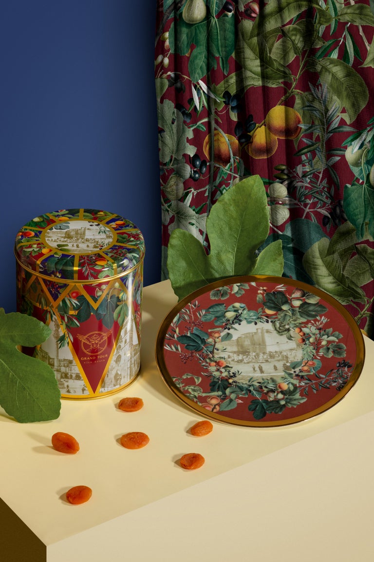 Apulia, Three Contemporary Porcelain Platters with Decorative Design ...