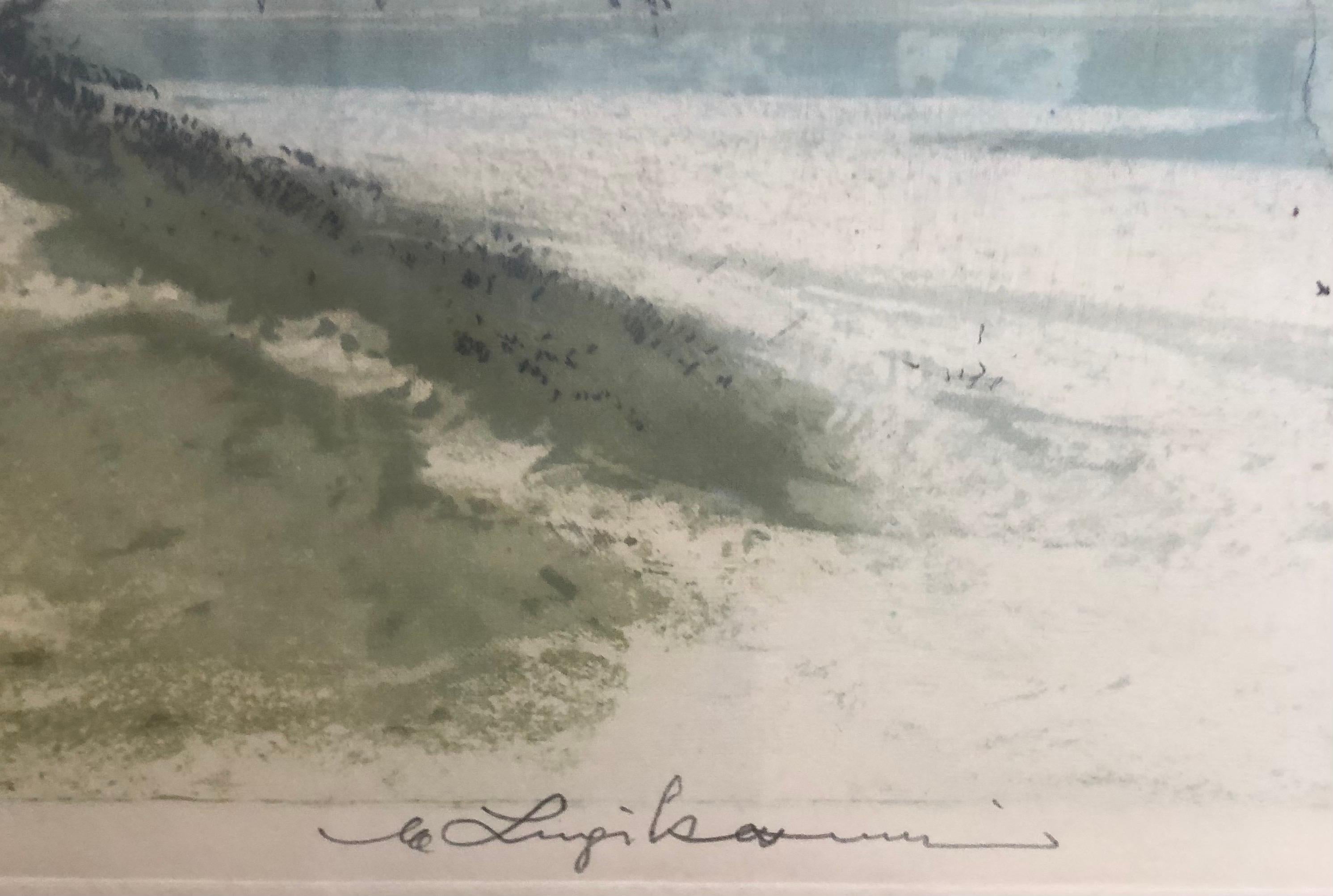 Aqua Tint Etching "Durnstein in Fog" by Luigi Kasimir at 1stDibs