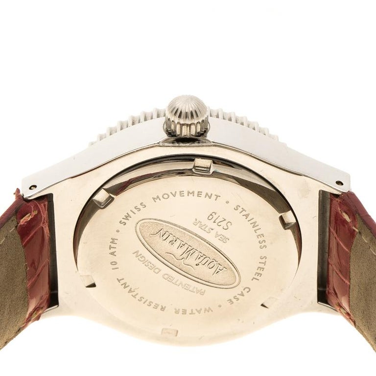 AquaMarin White Mother Pearl Stainless Steel Sea Star Women's ...