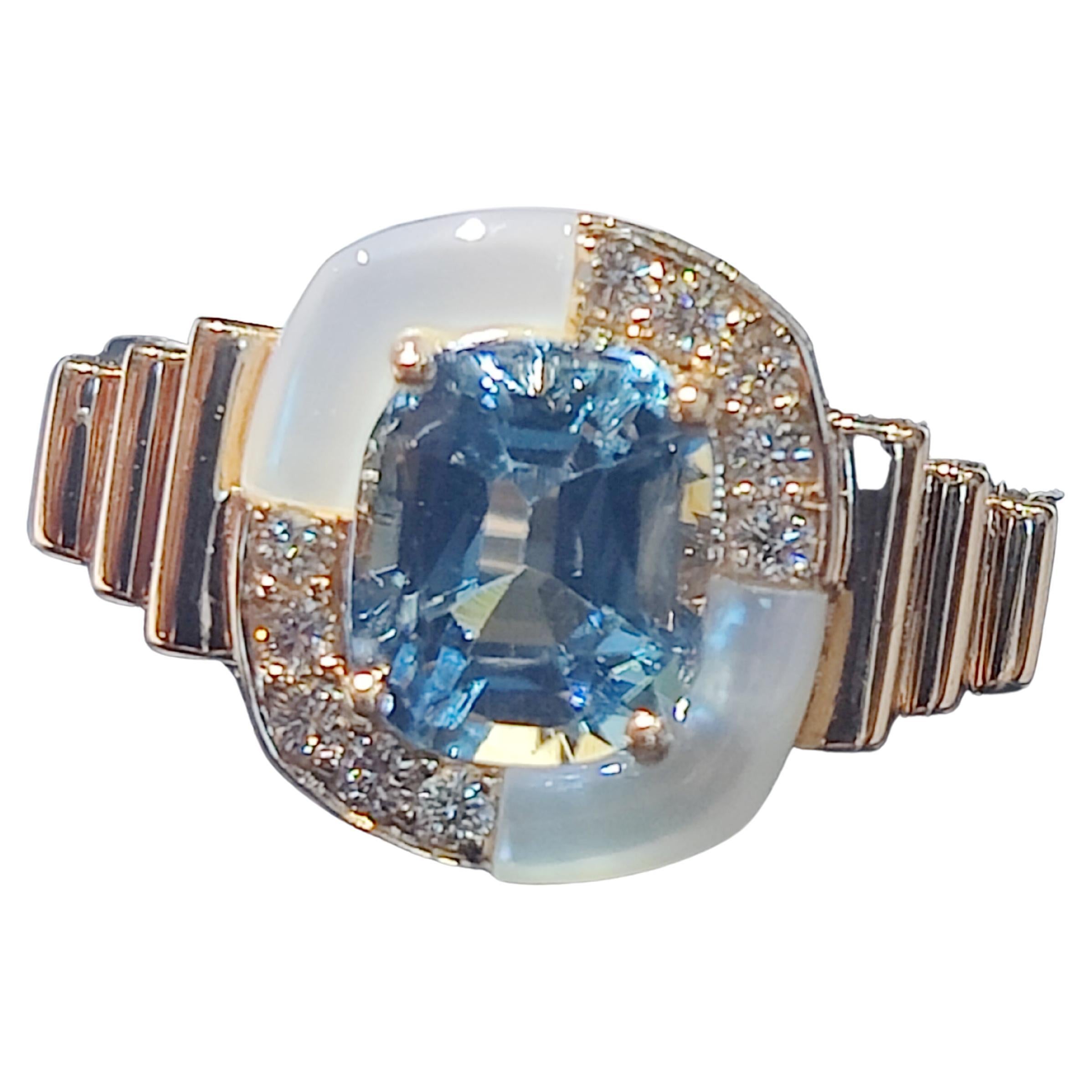 Large Aquamarine Ring For Sale at 1stDibs