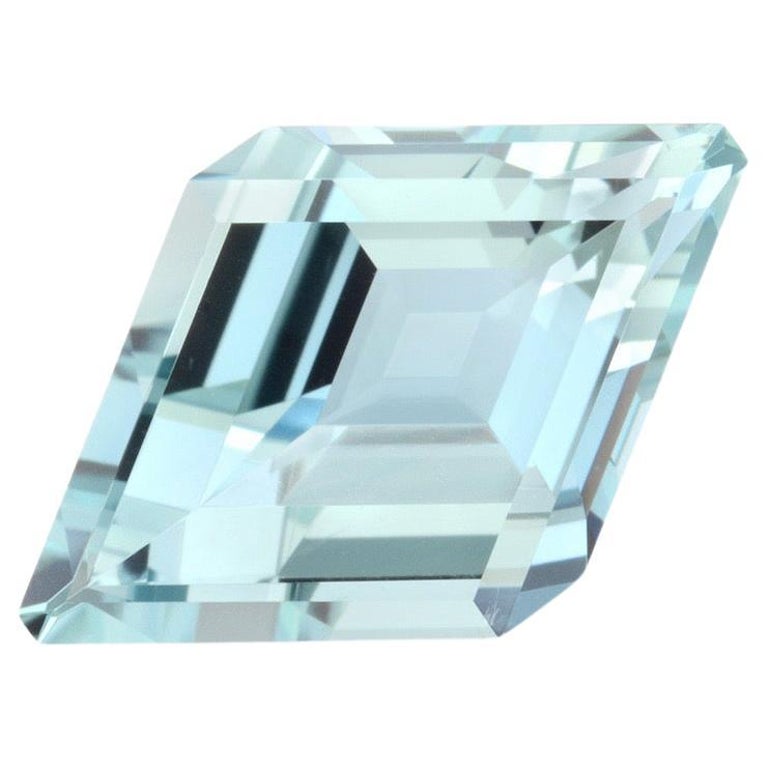 Aquamarine Ring Necklace Gem 5.00 Carat Loose Gemstone For Sale at 1stDibs