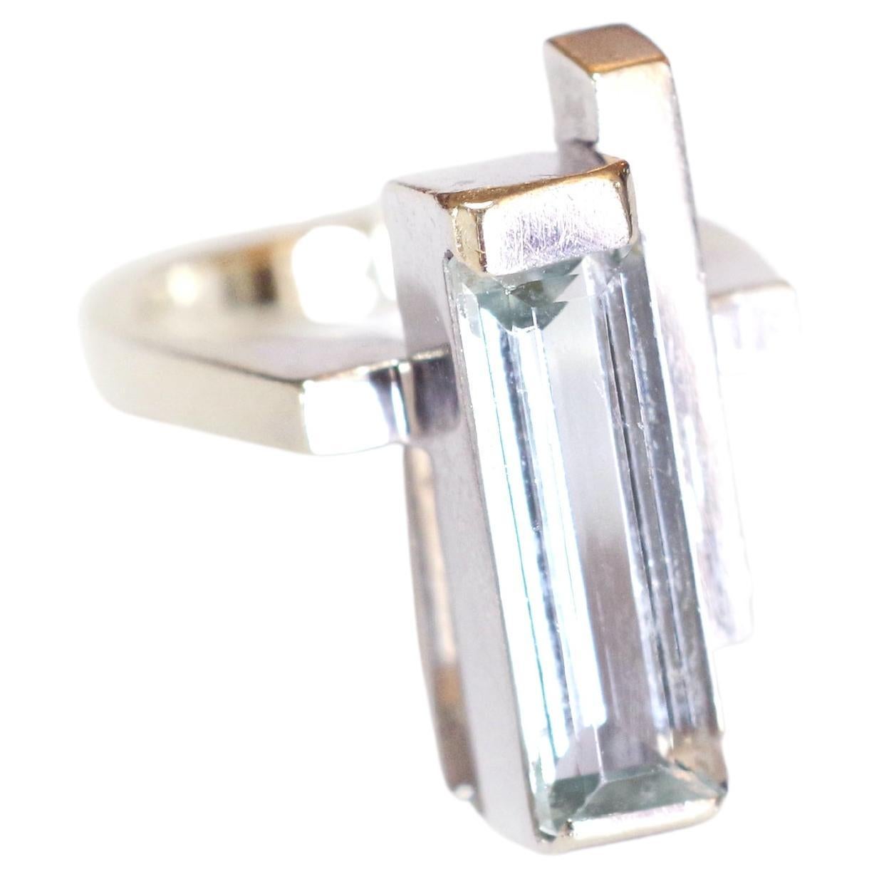 Arthur King Modernist Ring at 1stDibs