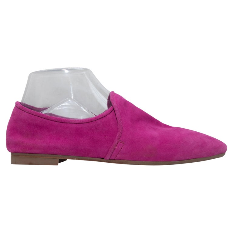 Aquatalia Magenta Suede Loafers For Sale at 1stDibs | magenta loafers