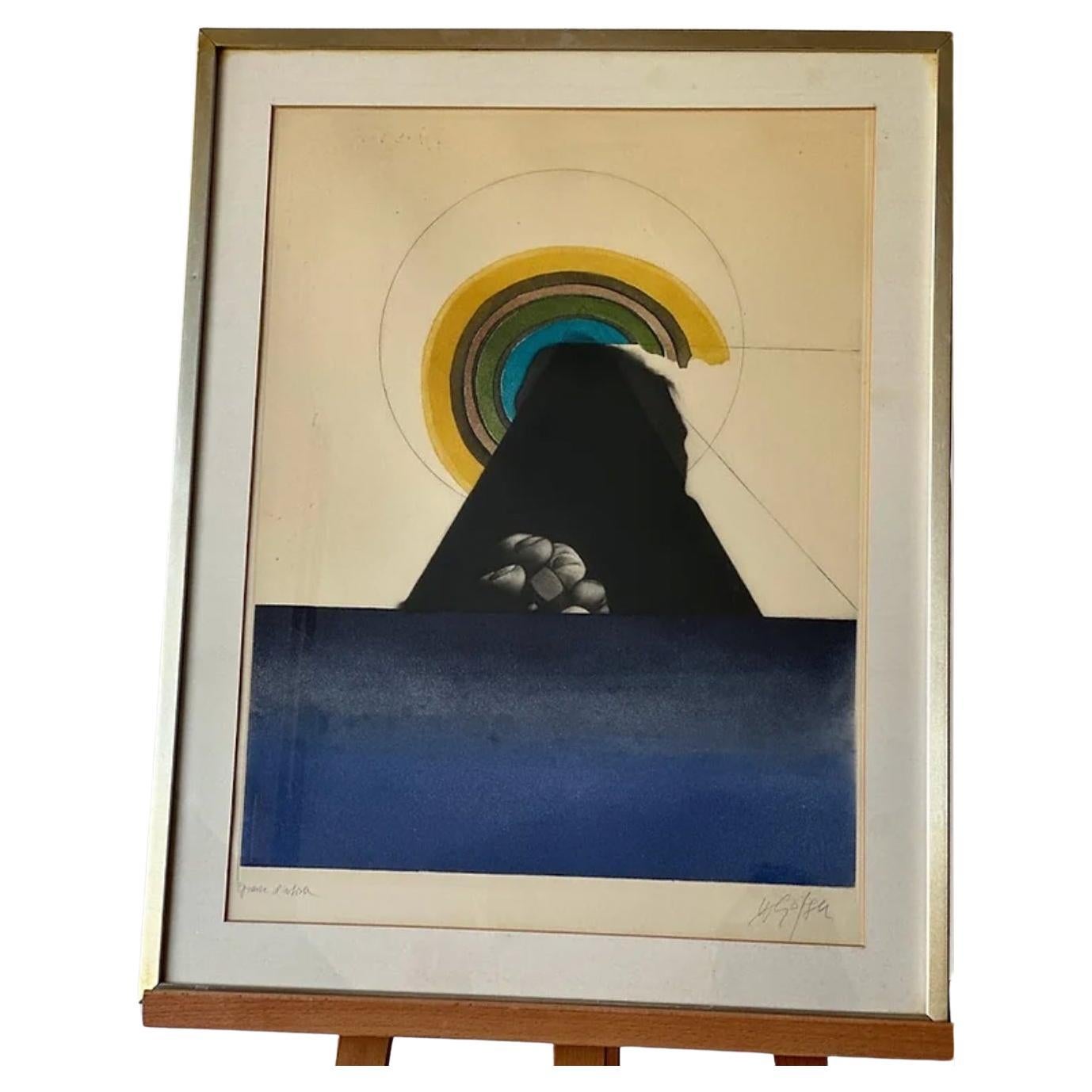 Joseph A Pecsenke 'The Sixth Day' Aquatint and Etching in Colors For ...