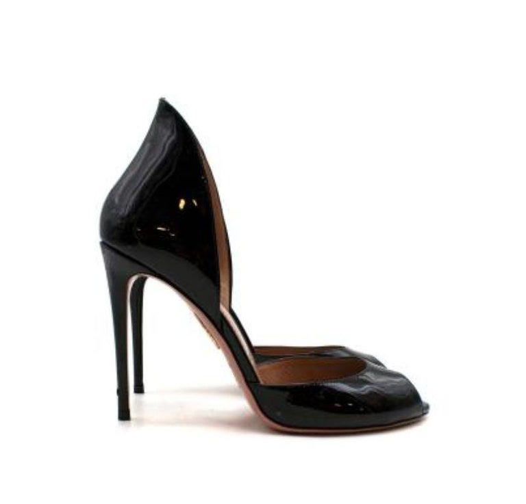 Aquazzura open toe d'orsay pumps For Sale at 1stDibs