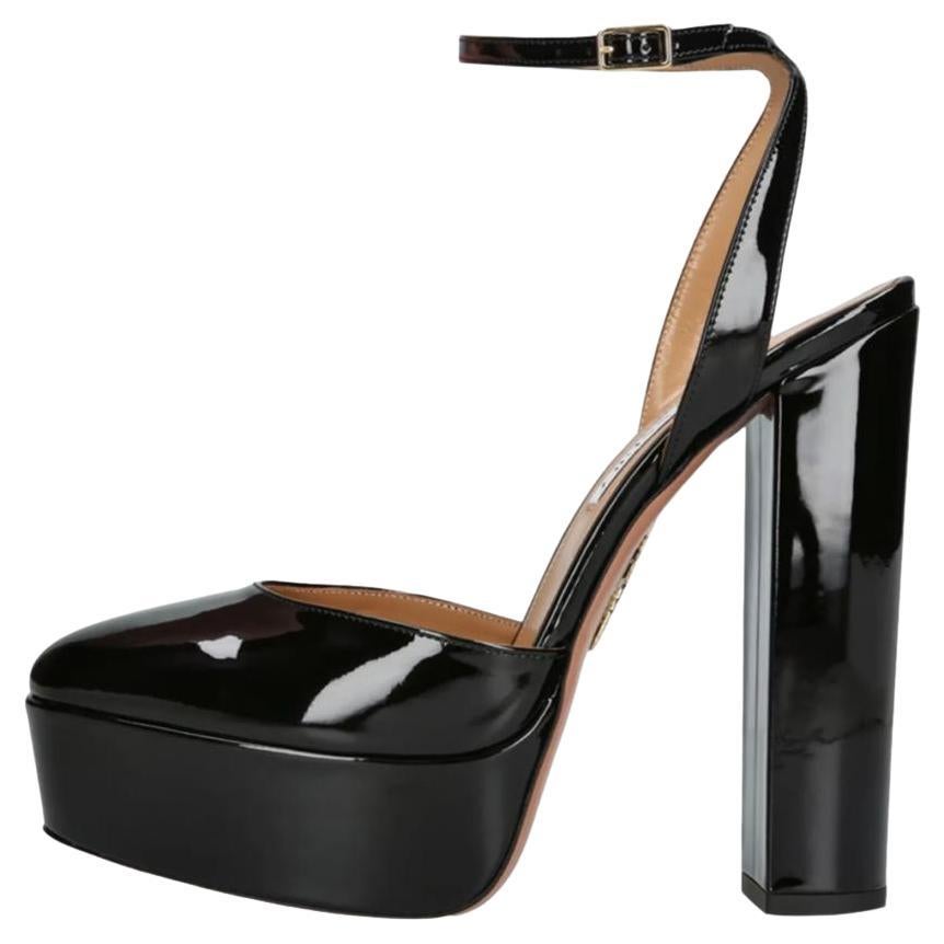 Aquazzura Patent Leather Platform Pumps For Sale at 1stDibs