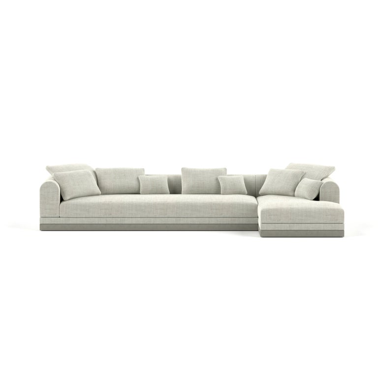 'Aqueduct' Contemporary Sofa by Poiat, Setup 2, Fox 02, Low Plinth For ...