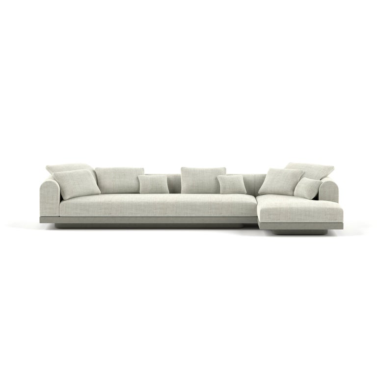 'Aqueduct' Contemporary Sofa by Poiat, Setup 2, Fox 02, Low Plinth For ...
