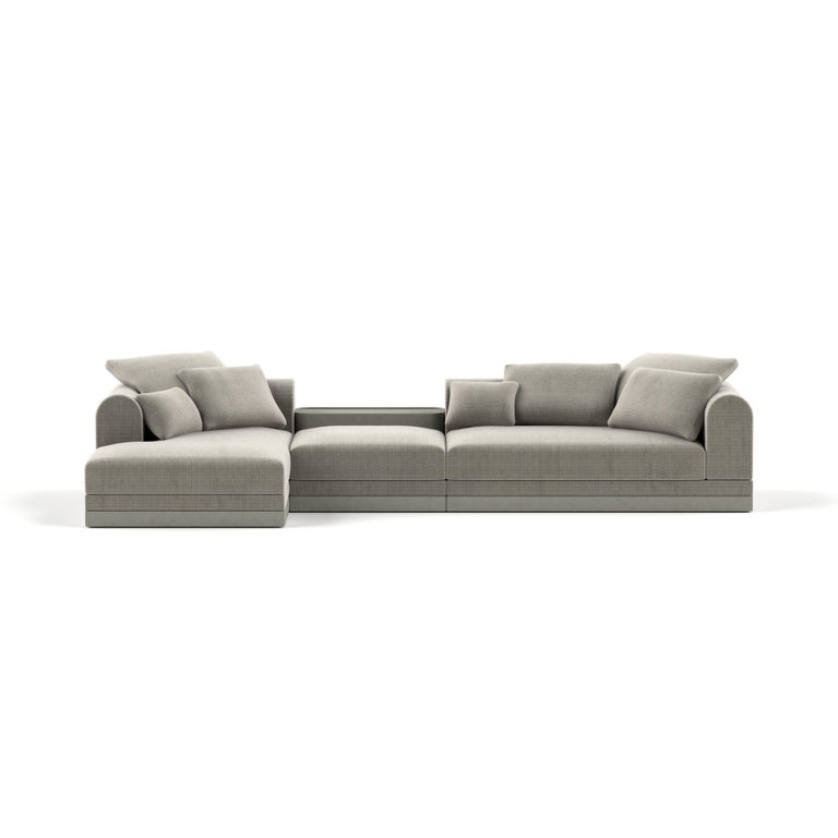 'Aqueduct' Contemporary Sofa by Poiat, Setup 3, Fox 02, Low Plinth For ...