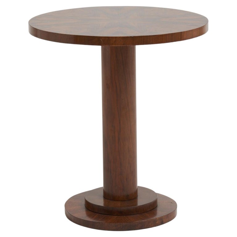 Art Deco Walnut Side Table at 1stDibs