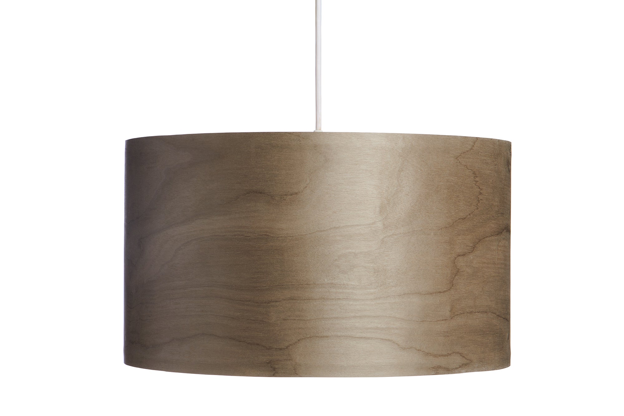 Mid Century Modern White Wood 175 Drum Pendant For Sale At 1stdibs