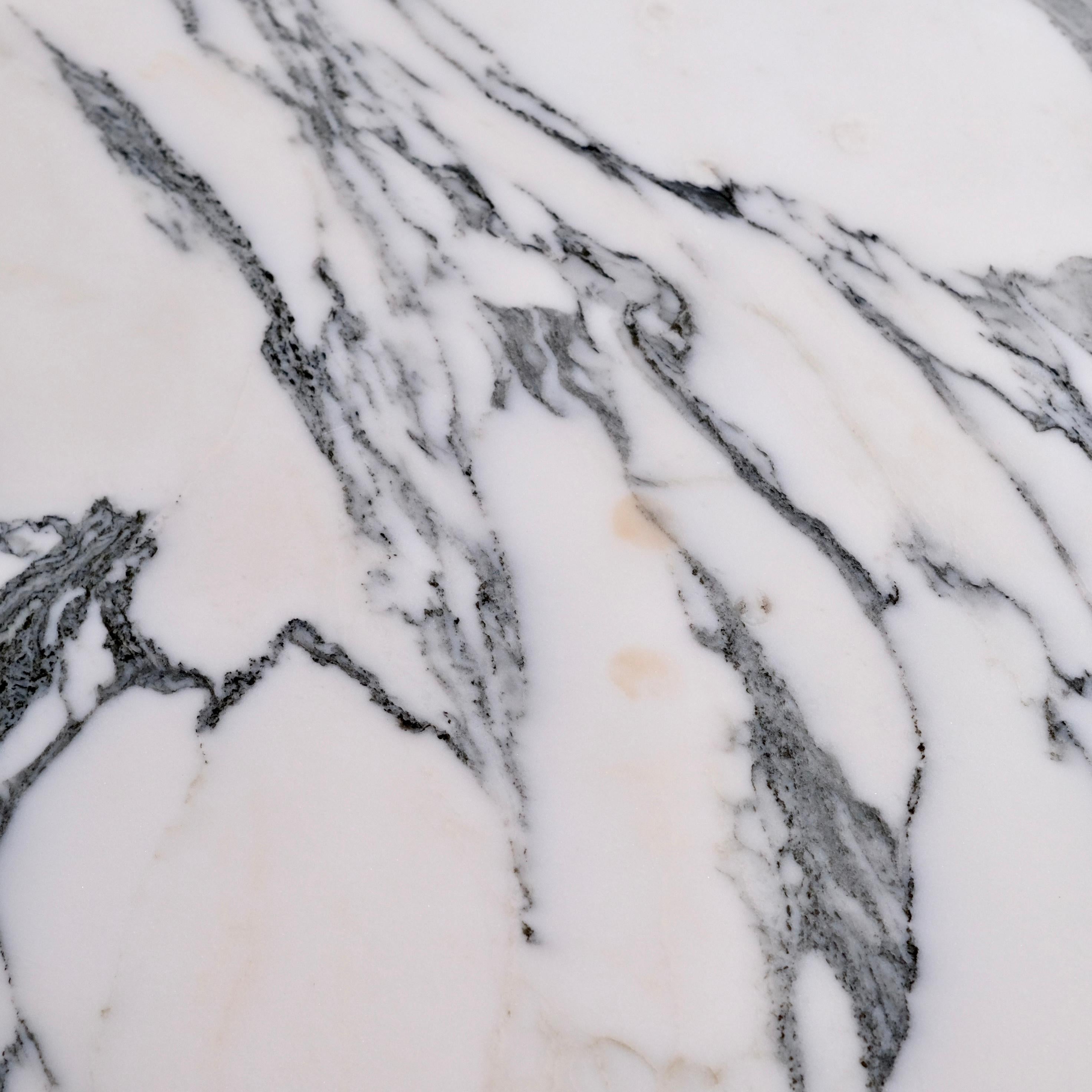 Arabescato marble dining table by Roche Bobois, France, 1970s at 1stDibs