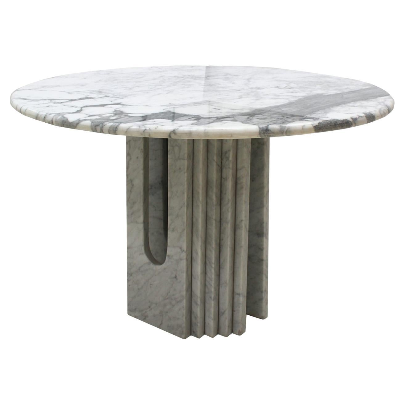 Henge Table in Arabescato Marble For Sale at 1stDibs | henge design ...