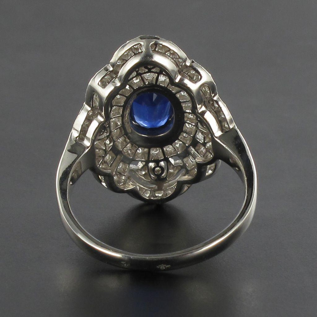 Arabesque Design Sapphire and Diamond Ring at 1stDibs | arabesque ring