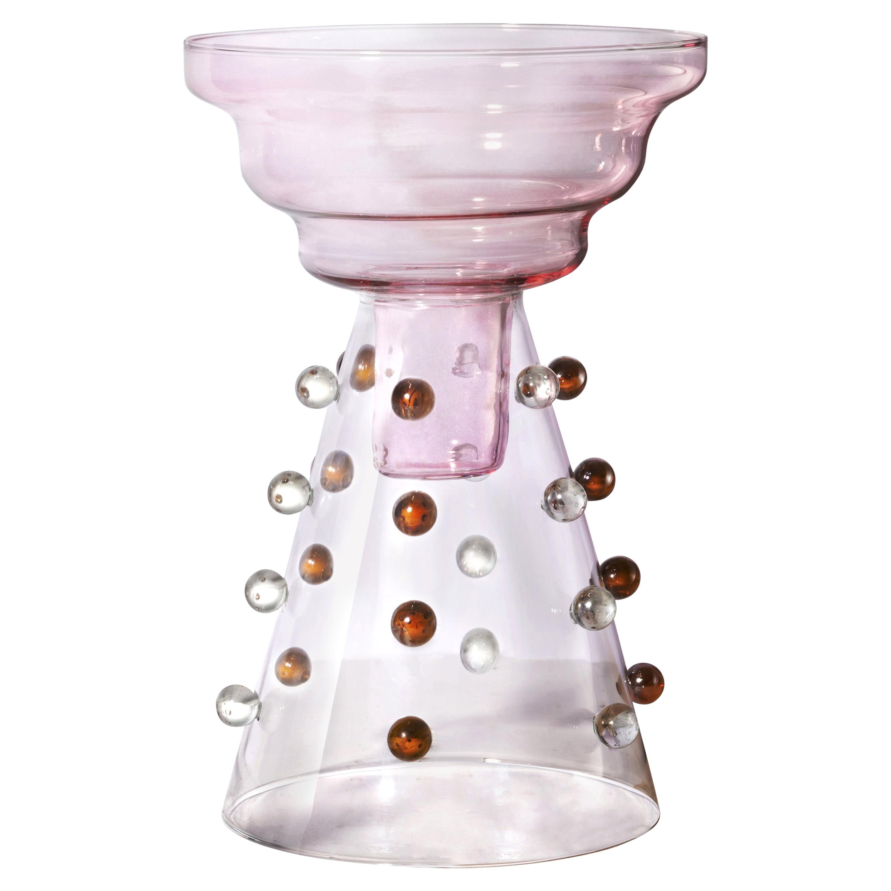 Arabesque Glass Vase by Serena Confalonieri For Sale at 1stDibs