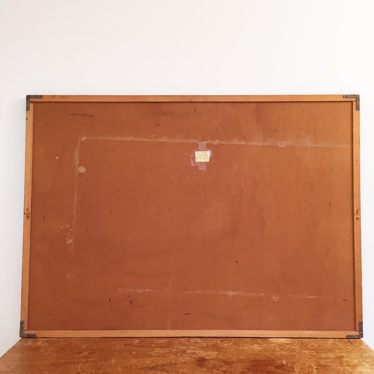 Arabesque Vintage Painting By Alan Healey 1980s Exotic Boho Chic For ...