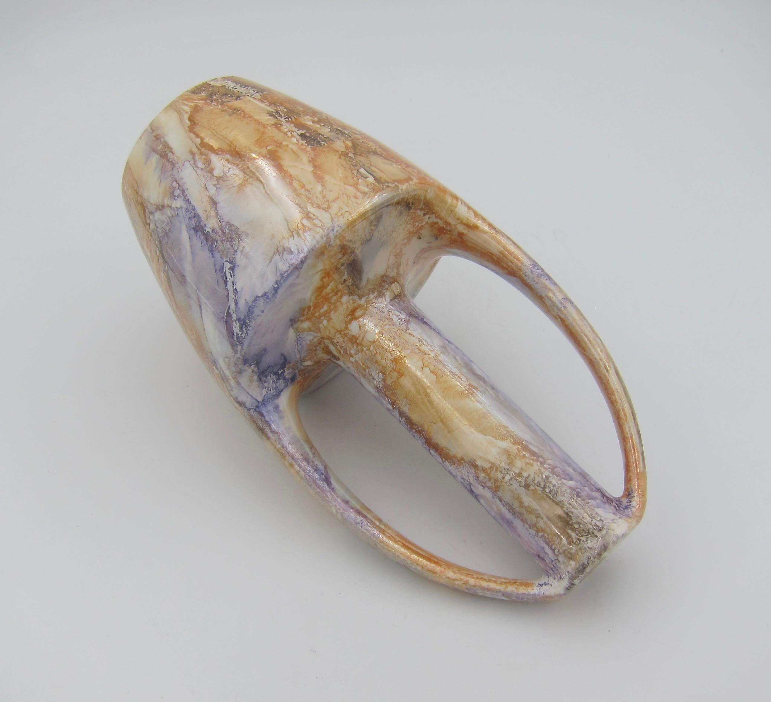 Arabia of Finland Marble Lustre Vase 1928-1932 For Sale at 1stDibs