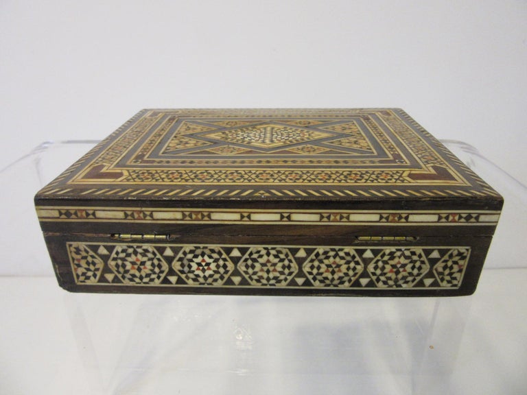 Arabian Mosaic Syrian Micro Mosaic Jewelry / Exotic Box For Sale at 1stDibs