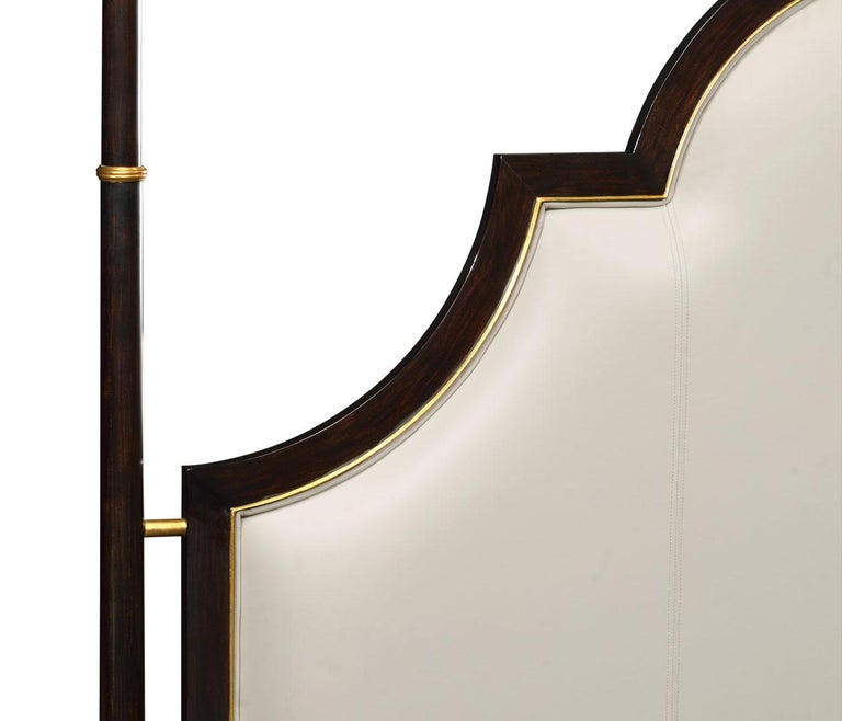 Arabian Nights Bed Featuring Four Posters And Gold Leaf Detailing at ...